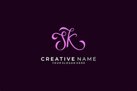 Premium Vector Hj Handwritten Monogram Letter Logo Template