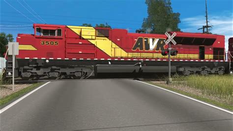 Trs22 Awvr Sd70ace Duo Leads A Empty Hopper Train Through Leadvile