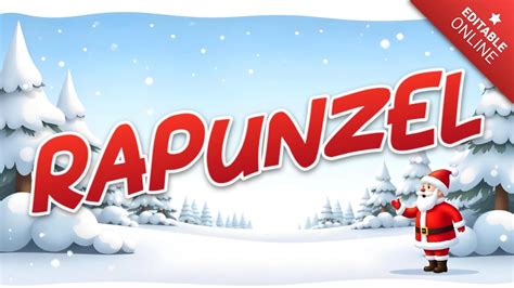 Rapunzel Generador De Efectos De Estilo De Texto