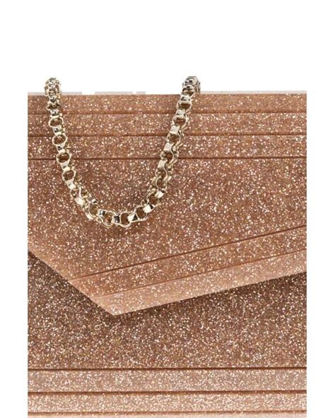 Jimmy Choo Candy Clutch In Brown Lyst Uk