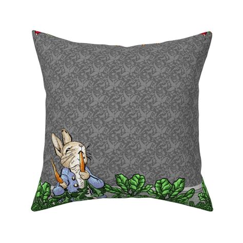 Peter Rabbit Garden Border Print Two Fabric Spoonflower