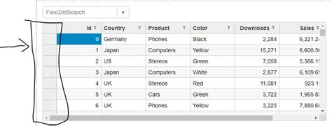 Left Side Header Row Cell Width Adjustmake It Smaller General