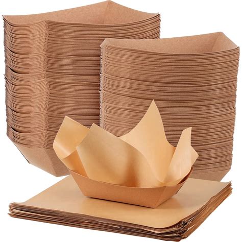 7mo Finance 300 Pack Paper Food Boats And Deli Wrap Paper Heavy
