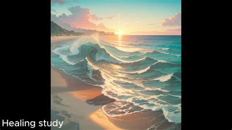 마음의 안정을 주는 바다 파도소리4시간 L 집중음악공부음악명상음악백색소음 수면파도소리바다소리 ㅣ Sea