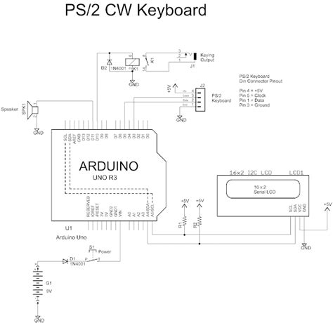 Радиоточка Arduino Ps2 Cw Keyer