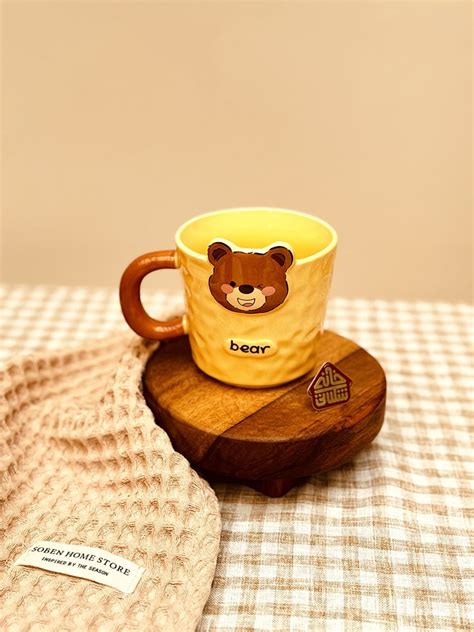 خرید ماگ تدی گوش برجسته کد001742 خانه شکلاتی