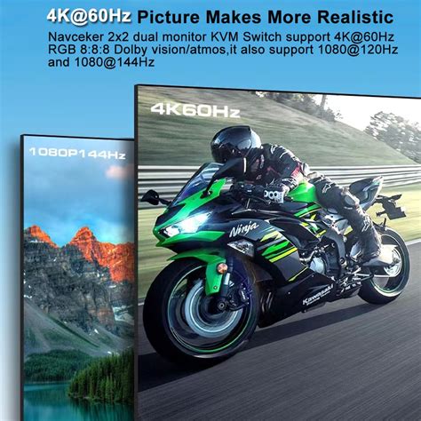 Dual Monitor 4K HDMI KVM Switcher 2x2 For 2 PC Share Monitor USB Shopee Malaysia