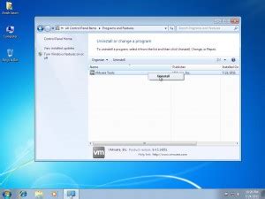Uninstall Modify Repair A Program In Windows 7