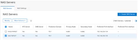 Prepare The PowerFlex File Server For Migration Migrating Data To Dell PowerFlex File Servers