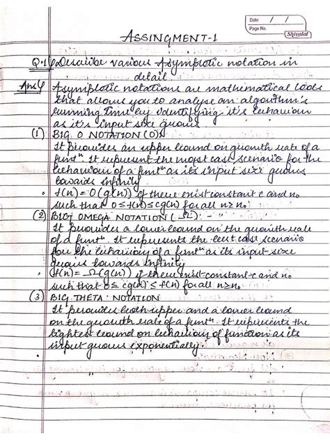 Dsa Assymptotic Notations Pdf