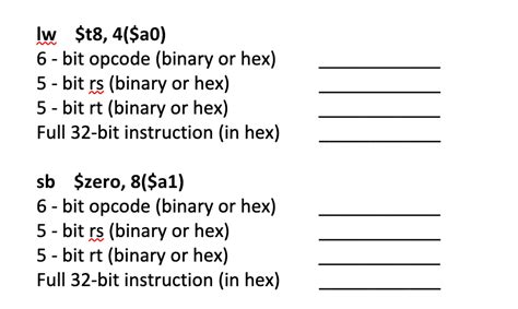 Solved Convert The Following Mips Assembler Instructions To