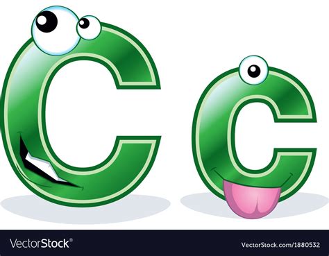 The Letter Cc Royalty Free Vector Image Vectorstock