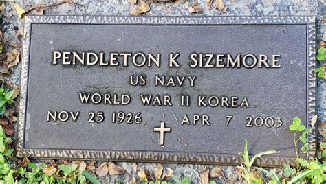 Pendleton King Penny” Sizemore 1926 2003 Find A Grave Memorial