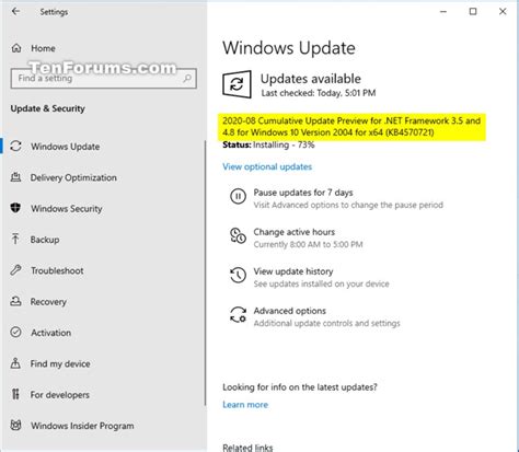 Kb4570721 Cumulative Update Net Framework 3 5 4 8 Windows 10 Sept 3