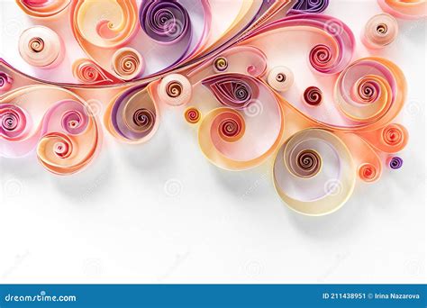 Fondo De Papel De Filigrana Patrones De Flores De Papel De Acolchado