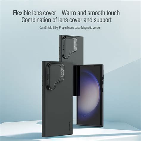 Nillkin Camshield Silky Prop Magnetic Magsafe Silicon Case For Samsung Galaxy S Ultra