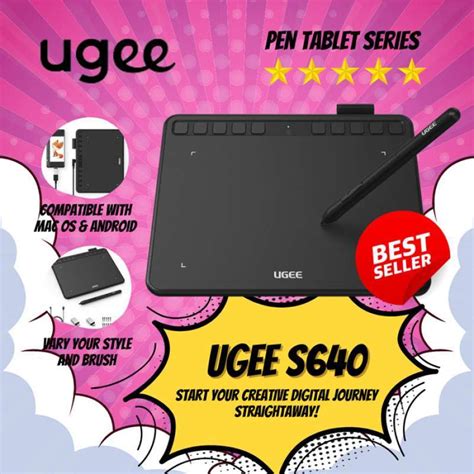 Promo Ugee Pen Tablet S640 Digital Drawing Tablet Diskon 23 Di Seller Exodia Halim Perdana