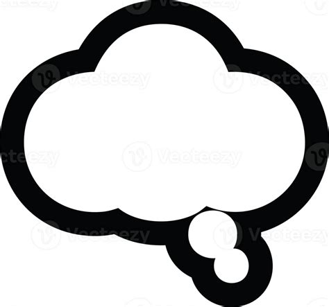 Thought Bubble Icon Symbol 45047451 Png