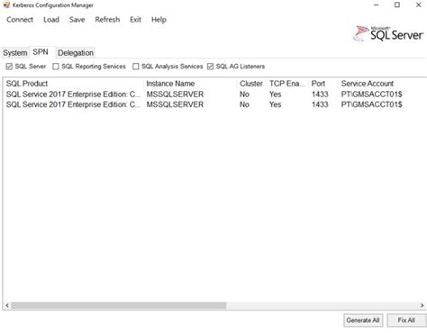 Using Kerberos Configuration Manager To Resolve Microsoft Sql Server Spn Issues