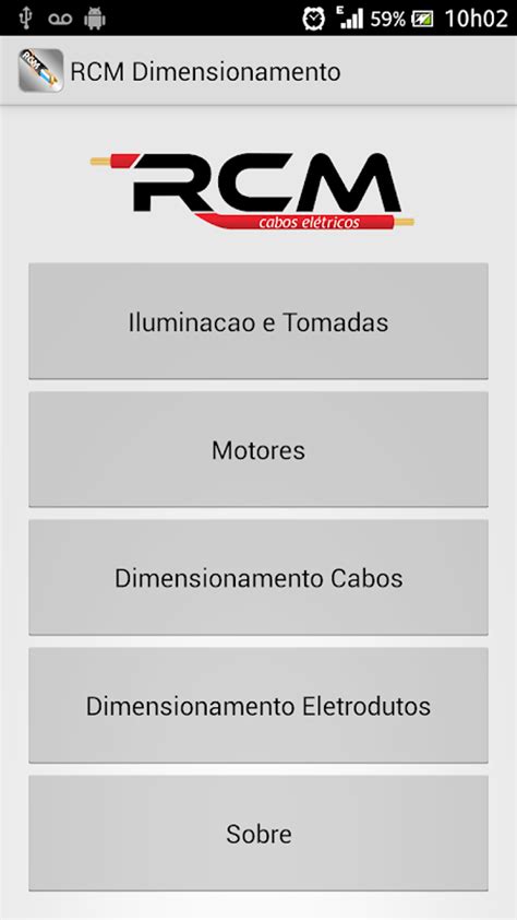 Rcm Dimensionamento Apk Para Android Descargar