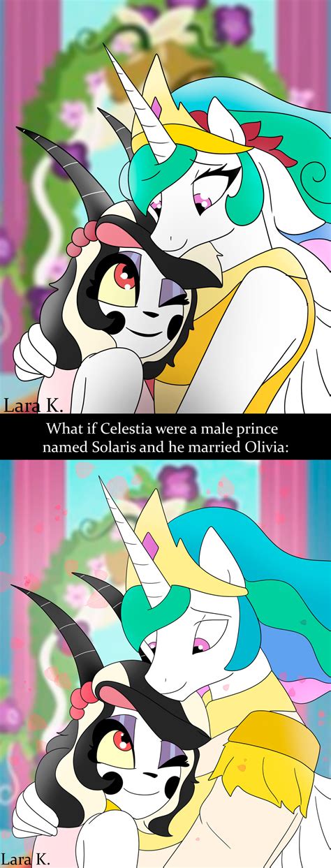 Au Hazbin Mlp Olivia And Celestia Solaris By Lara Kein On Deviantart