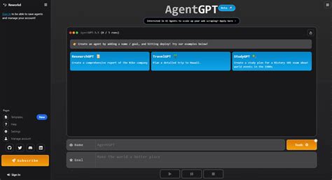Agentgpt Your Ai Agent For Every Task