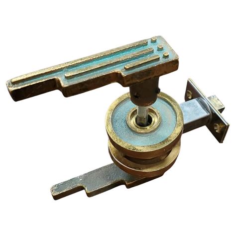 Solid Brass Southwest Door Knobs Green Patina Gold Accent Manner Of