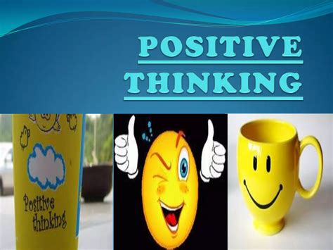 Positive Thinking Ppt