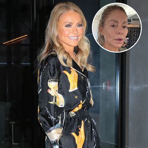 Kelly Ripa Shares Photos Wearing No Makeup After Sweating In The Gym
