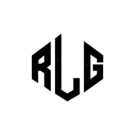Premium Vector Rlg Letter Logo Design With Polygon Shape Rlg Polygon And Cube Shape Logo