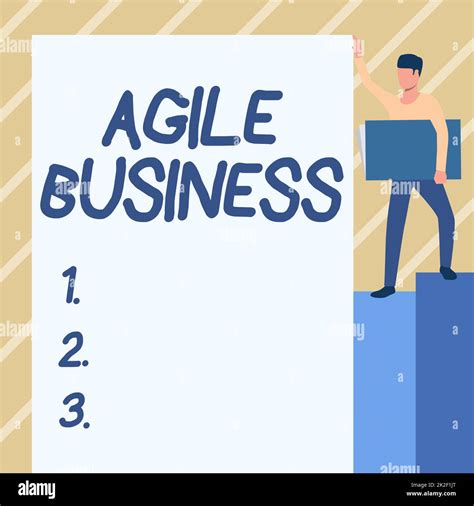 Handwriting Text Agile Business Conceptual Photo Capability Of