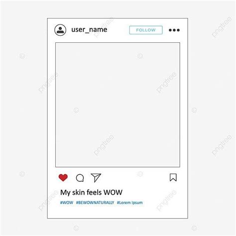 Plantilla De Marco De Publicación De Instagram Descarga Gratuita De