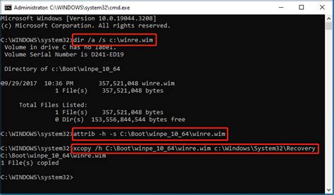 Fixed The Invalid Recovery Area Error In Windows 10