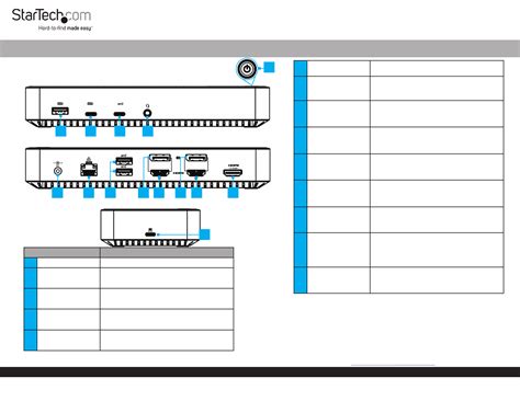 Manuale Startech Com U Usbc Dock Pagine