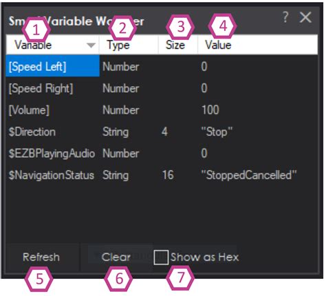 Smart Variable Watcher Scripting Robot Skills Support Synthiam