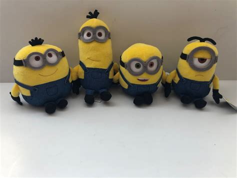 5 Minions Plush The Rise Of Gru Bob Stuart Otto Kevin Choose One High