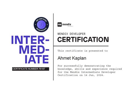 Ahmet Kaplan On Linkedin Mendix Lowcode Certification Professionaldevelopment Techskills