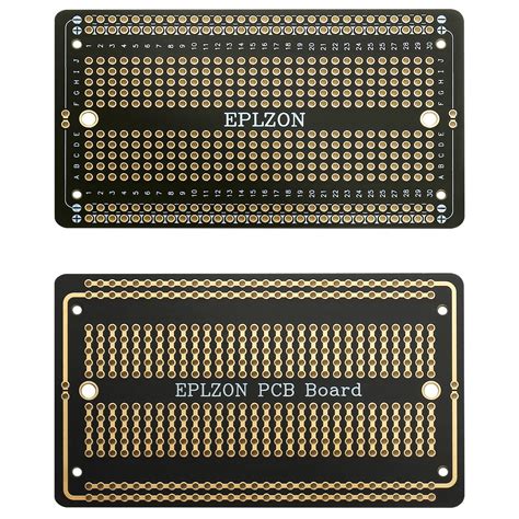 Eplzon 10 Pcs Solderable Breadboard Pcb Board Gold