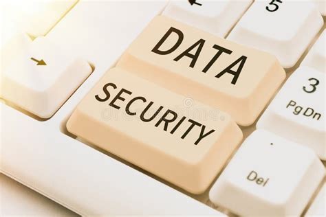 Conceptual Display Data Security Internet Concept Protected Important