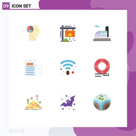 9 User Interface Flat Color Pack Of Modern Signs And Symbols Of Coffee Price Train Payment