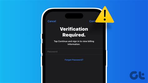 4 Ways To Fix Verification Required On App Store Guiding Tech