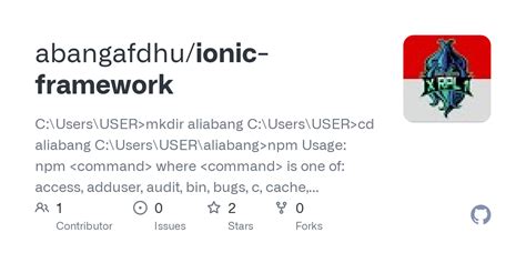 Github Abangafdhuionic Framework Cusersusermkdir Aliabang Cusersusercd Aliabang C