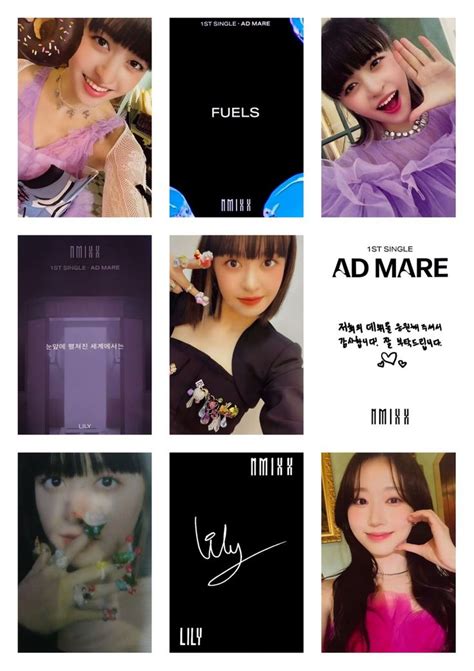 nmixx photocard templates 1 in 2023 photocard photo cards photo