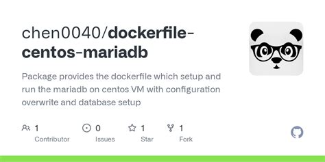 Dockerfile Centos Mariadbdockerfile At Master · Chen0040dockerfile