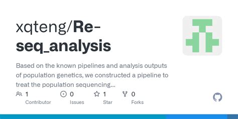 Github Xqtengre Seqanalysis Based On The Known Pipelines And