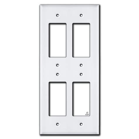 Tandem Double 2 High 4 Decora Rocker Gfci Switch Plate Covers