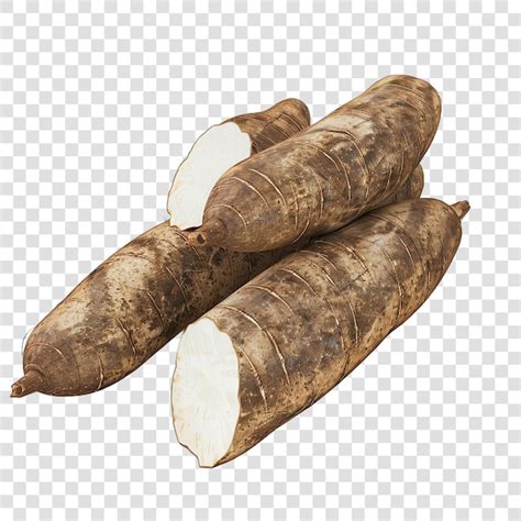 Cassava Realistic Vegetable Healty Food Premium Ai Generated Psd