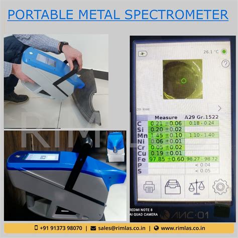 Lis02 Spectrometer Metallurgy Testing Measurements Libs Madhan
