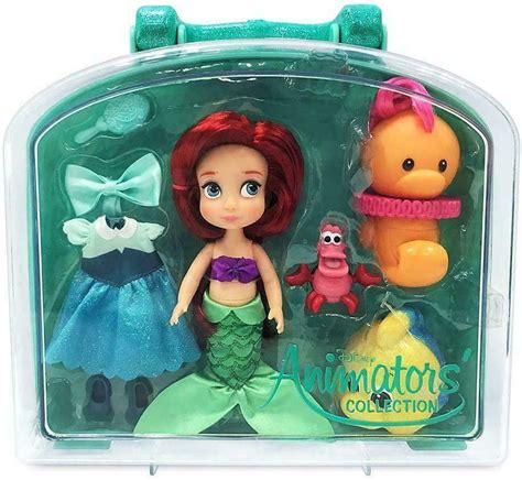 Disney Ariel Animators The Little Mermaid Mini Doll Play Set New Wtag