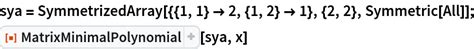 Matrixminimalpolynomial Wolfram Function Repository
